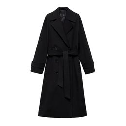 Mango Between-Seasons Coat 'Angela' female Black size 1XL