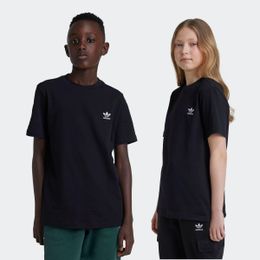Jungen T-Shirt "TEE", schwarz, Gr. 146, adidas originals, Obermaterial: 100% Baumwolle, Shirts, f&uuml;r Kinder und Teens, mit gerippten Details, mit