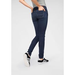 Pepe Jeans Damen Skinny-fit-Jeans "SOHO", blau, Gr. 30, Denim/Jeans, Obermaterial: 84% Baumwolle, 14% Polyester, 2% Elasthan, Jeans, im 5-Pocket-Stil