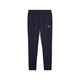 Puma Herren Trainingshose "EVOSTRIPE PANTS DK OP", blau, Gr. M, unifarben, Obermaterial: 77% Baumwolle, 23% Polyester, Hosen, f&uuml;r sportliche