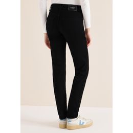 Slim-fit-Jeans Cecil, Damen, Gr. 31, L&auml;nge 32, schwarz, Jeans, 75% Baumwolle, 23% Polyester, 2% Elasthan, unifarben, lang, Jeans Slim-fit-Jeans, Middle Waist