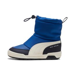 Puma M&auml;dchen Winterboots "MULTIFLEX 2 BOOT AC PS", Gr. 31clyde royal, warm wei&szlig;, new navy, Textil, Schuhe, kn&ouml;chelhoch, mit Schn&uuml;rung, profiliertem