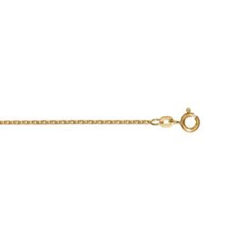 ONE ELEMENT Damen Goldkette "Halskette Rundankerkette aus 333 Gelbgold &Oslash; 1,7 mm", 45, Gelbgold 333 Gold, gold, Gelbgold 333, Gold, Halsketten,