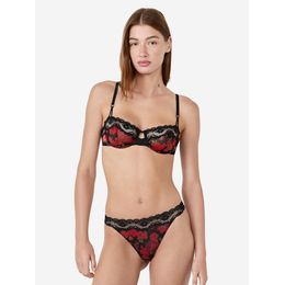 Etam String Damen Gr&ouml;&szlig;e XXXL oliv / dunkelrot / schwarz