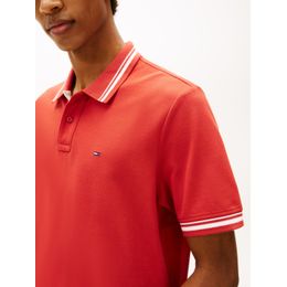Tommy Jeans Herren Poloshirt "TJM REG TIPPED POLO EXT"terracotta rot, Gr. XL, Jersey, Obermaterial: 100% Baumwolle, Shirts, Mit Rundhalsausschnitt