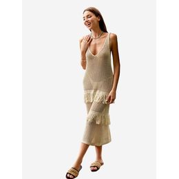 Cupshe Beach Dress 'CAA07B4F034GG' female Beige size L