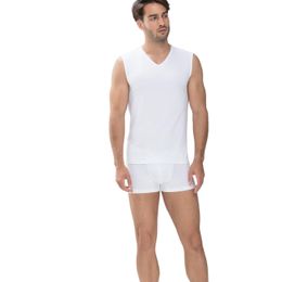 Mey Herren Tanktop "Dry Cotton", Gr. 7, wei&szlig;, Single Jersey, Obermaterial: 57% Baumwolle, 38% Polyester, 5% Elasthan, unifarben, Tops, mit