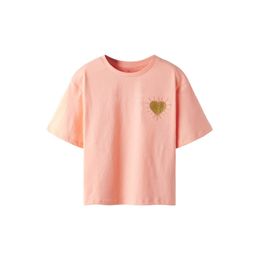 name it T-Shirt 'NKFBEATRICE' M&auml;dchen Gr&ouml;&szlig;e 134/140 gold / apricot