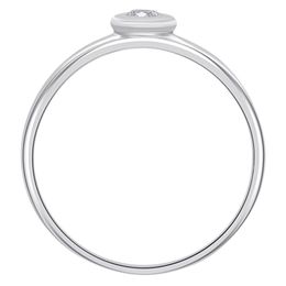 ONE ELEMENT Damen Diamantring "0,08 ct Diamant Brillant Ring aus 585 Wei&szlig;gold", 59, 0,08 mit Diamant, Diamanten Gold Wei&szlig;gold 585silber, Diamanten,