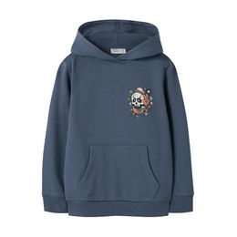 name it Sweatshirt 'NKMBASTIAN' Jungen Gr&ouml;&szlig;e 146/152 saphir / hellgr&uuml;n / hummer / offwhite