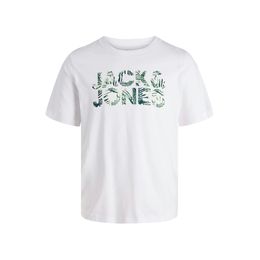 Jack & Jones JACK & JONES T-Shirt 'JJEJEFF' Herren Gr&ouml;&szlig;e XXL gr&uuml;n / dunkelgr&uuml;n / wei&szlig; / offwhite
