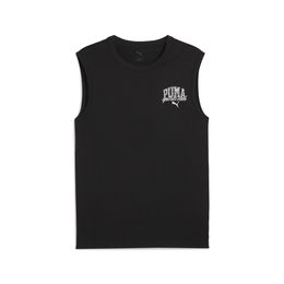 Puma Herren T-Shirt "CLASS SLEEVELESS TEE", schwarz, Gr. S, unifarben, Jersey, Obermaterial: 100% Baumwolle, Shirts, Regular Fit, ohne &Auml;rmel,