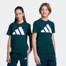 Jungen T-Shirt "J BL TEE 160", wei&szlig;, Gr. 176, adidas Sportswear, Obermaterial: 100% Baumwolle, Shirts, f&uuml;r Kinder und Teens, mit Rundhalsausschnitt,