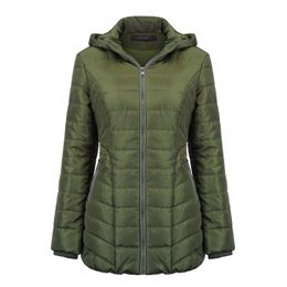 YOUTHUP Winter Jacket female Green size S