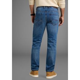 Arizona Herren Straight-Jeans, blau, Gr. 26, unifarben, Denim/Jeans, Obermaterial: 99% Baumwolle, 1% Elasthan, Jeans, gerader Schnitt, mit