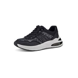Tamaris Sneaker Damen Gr&ouml;&szlig;e 37 schwarz / silber