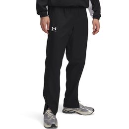 Under Armour Herren Trainingshose "UA RIVAL WVN WINDBREAKER PNT", schwarz-wei&szlig;, Gr. S, Obermaterial: 100% Polyester, Hosen, f&uuml;r vielseitige