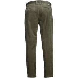 LINDBERGH Herren Cordhosedusty army, Gr. L, unifarben, Cord, Obermaterial: 100% Baumwolle, Hosen, Cord-Chino mit schmalem Bein