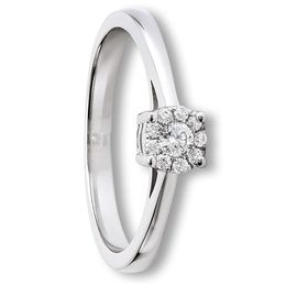 ONE ELEMENT Damen Silberring "Zirkonia Ring aus 925 Silber Zirkonia Ring aus 925 Silber", 52,mit Zirkonia, Silber 925 (Sterlingsilber), silber,