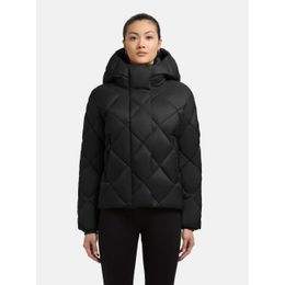 Khujo Damen Steppjacke "Lilian", schwarz, Gr. L, Obermaterial: 100% Nylon. Innenfutter: 100% Nylon. Wattierung: 100% Polyester, Jacken, Damen