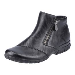Rieker Damen Winterboots, Gr. 39, schwarz, Lederimitat, Schuhe, in sportlicher Optik