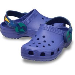 Crocs M&auml;dchen Clog "Toddler Classic Imagination Lights Backstrap Clog", Gr. 23blau, Croslite , Schuhe, Babyschuh, Kindergartenschuh, Blinkschuh mit