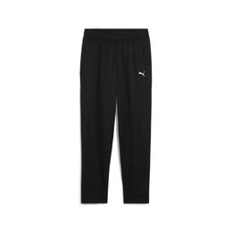 Puma Jungen Trainingshose "TAD ESS WOVEN TAPERED PANTS B", schwarz, Gr. 140, unifarben, Twill, Obermaterial: 100% Polyester, Hosen, sportlicher Stil,