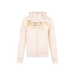 Boxeur Des Rues Zip-Up Hoodie 'Hooded Full Zip Sweatshirt' male Beige size L