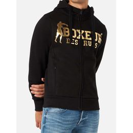 Boxeur Des Rues Sweatjacke 'Hooded Full Zip Sweatshirt' Herren Gr&ouml;&szlig;e S schwarz