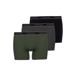 Tom Tailor Herren Boxershorts "Buffer", Gr. L, gr&uuml;n, Single Jersey, Obermaterial: 95% Baumwolle, 5% Elasthan, Unterhosen, bequem, basic, eng,