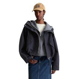 Marc O'Polo Damen Outdoorjacke "aus Cotton-Nylon"blau depths, Gr. XL, MARC O'POLO DENIM, unifarben, Obermaterial: 67% Baumwolle, 33% Polyamid, Jacken
