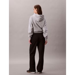 Damen Sweathose, schwarz, Gr. XL, Calvin Klein Jeans, unifarben, Sweatware, Obermaterial: 86% Baumwolle, 14% Polyester, Hosen, elastischer Bund,