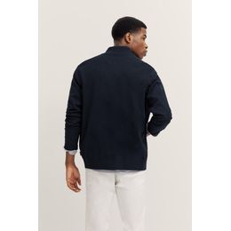 Bugatti Herren Strickjacke390, marine, Gr. M, unifarben, Strick, 100% Baumwolle, Strickjacken, mit Rei&szlig;verschluss