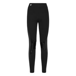 Philipp Plein Leggings Damen Gr&ouml;&szlig;e S schwarz