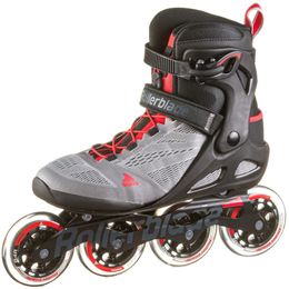 Rollerblade Inlineskates 'Macroblade 90' Damen Gr&ouml;&szlig;e 42 grau / hellrot / schwarz
