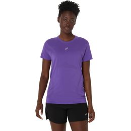 asics Damen Laufshirt "ROAD SEAMLESS SS TOP", lila, Gr. S, Obermaterial: 65% Polyamid, 35% Polyester, Shirts, nahtlose Strickkonstruktion, mit