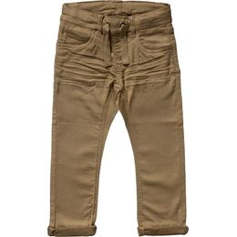 Villervalla Pants 'Sweat Twill' boy Brown size 86
