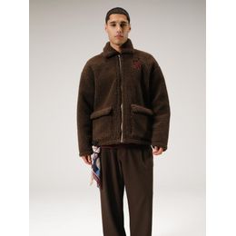Alessandro Magno Winter Jacket 'MULCH' male Brown size XXL