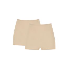 Mey Damen Pagenslip "Only Lycra", Gr. 46, beige, Obermaterial: 60% Baumwolle, 35% Viskose, 5% Elasthan, unifarben, Unterhosen, mit weichen
