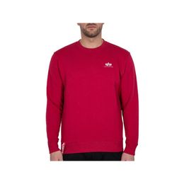 Alpha Industries Sweatshirt 'Basic Small Logo' male Red size XS