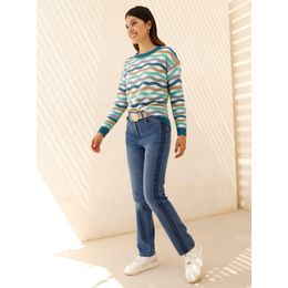Classic Basics Damen Strickpullover "Pullover", bunt, Gr. 50, gemustert, mehrfarbig, 93% Polyacryl, 4% Polyester, 3% metallisierte Fasern, Pullover