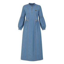 MODAMIHRAM Kleid Damen Gr&ouml;&szlig;e 40 blue denim Winterkleid