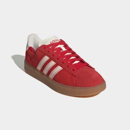 Damen Sneaker "GRAND COURT 2.0", adidas Sportswear, Gr. 42better scarlet, wonder quartz, sanftes wei&szlig;, Leder, Synthetik, Schuhe