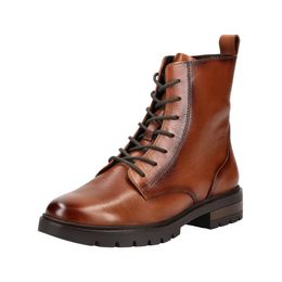 Ara Damen Schn&uuml;rstiefelette "Ara Stiefelette Glattleder", Gr. 40, braun, Glattleder, Schuhe