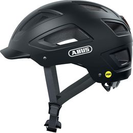 Fahrradhelm Abus "HYBAN 2.0 MIPS" Gr. L, schwarz (velvet schwarz), Helme, L Kopfumfang: 56cm - 61cm