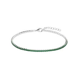 Lucardi Bracelet 'Klassisch' female Green, Silver size Onesize