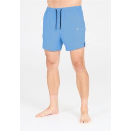 Virtus Herren Badeshorts "Smither", blau, Gr. L, unifarben, Polyester, Badehosen, mit 4-Wege-Stretch