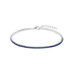 Lucardi Bracelet 'Klassisch' female Blue, Silver size Onesize
