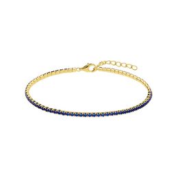 Lucardi Bracelet 'Klassisch' female Blue, Gold size Onesize