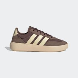 Herren Sneaker "BARREDA DECODE", adidas Sportswear, Gr. 37, braun, Leder, Textil, Schuhe, inspiriert vom Design des adidas handball spezial